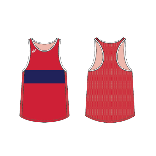 Asics Run Track Singlet – First to the Finish